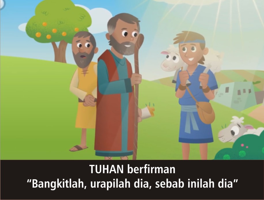 Komik Alkitab Anak: Daud Diurapi Menjadi Raja