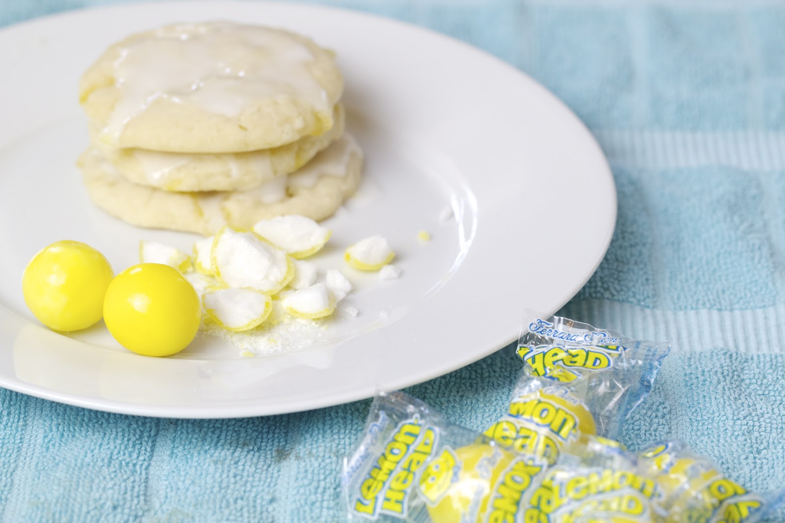Thyme In Our Kitchen: Addicting Lemon Cookies with Lemon Candy Chunks