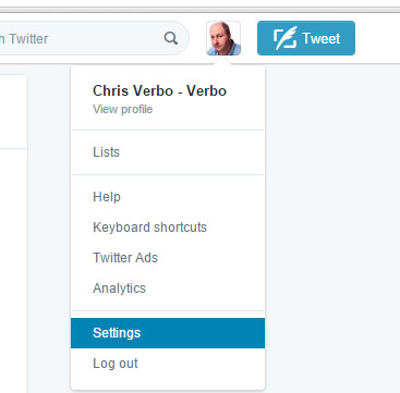Verbo Computers: Twitter 2 Step Verification - How to Enable