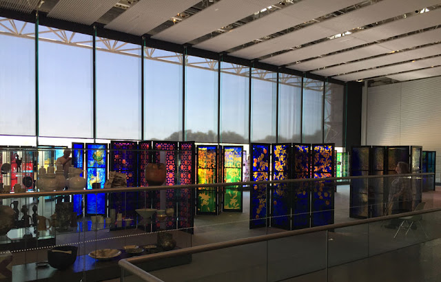 Brian Clarke Stained Glass Exhibition at the Sainsbury Centre