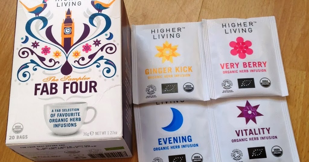 BeautySwot: Higher Living Fab Four The Sampler Herbal Teas