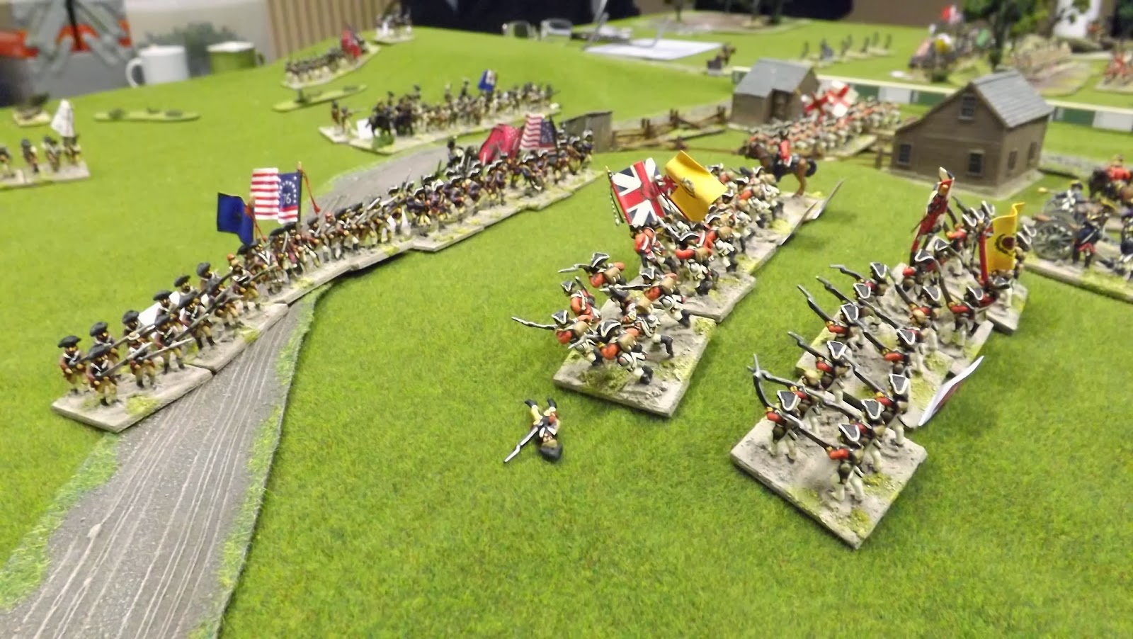 Devon Wargames Group: First Battle of Freeman's Farm 1777 - Carnage & Glory