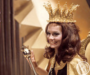 Miss World 1971: Lucia Petterle from Brazil.
