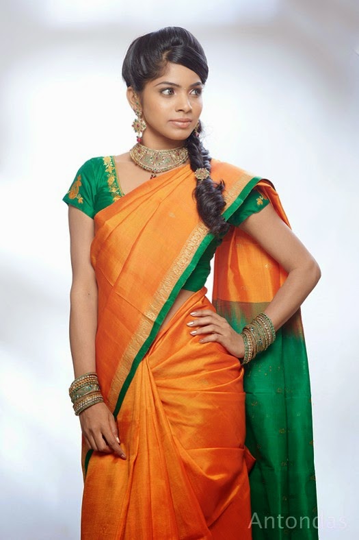 Actress Divya Photo session in saree
