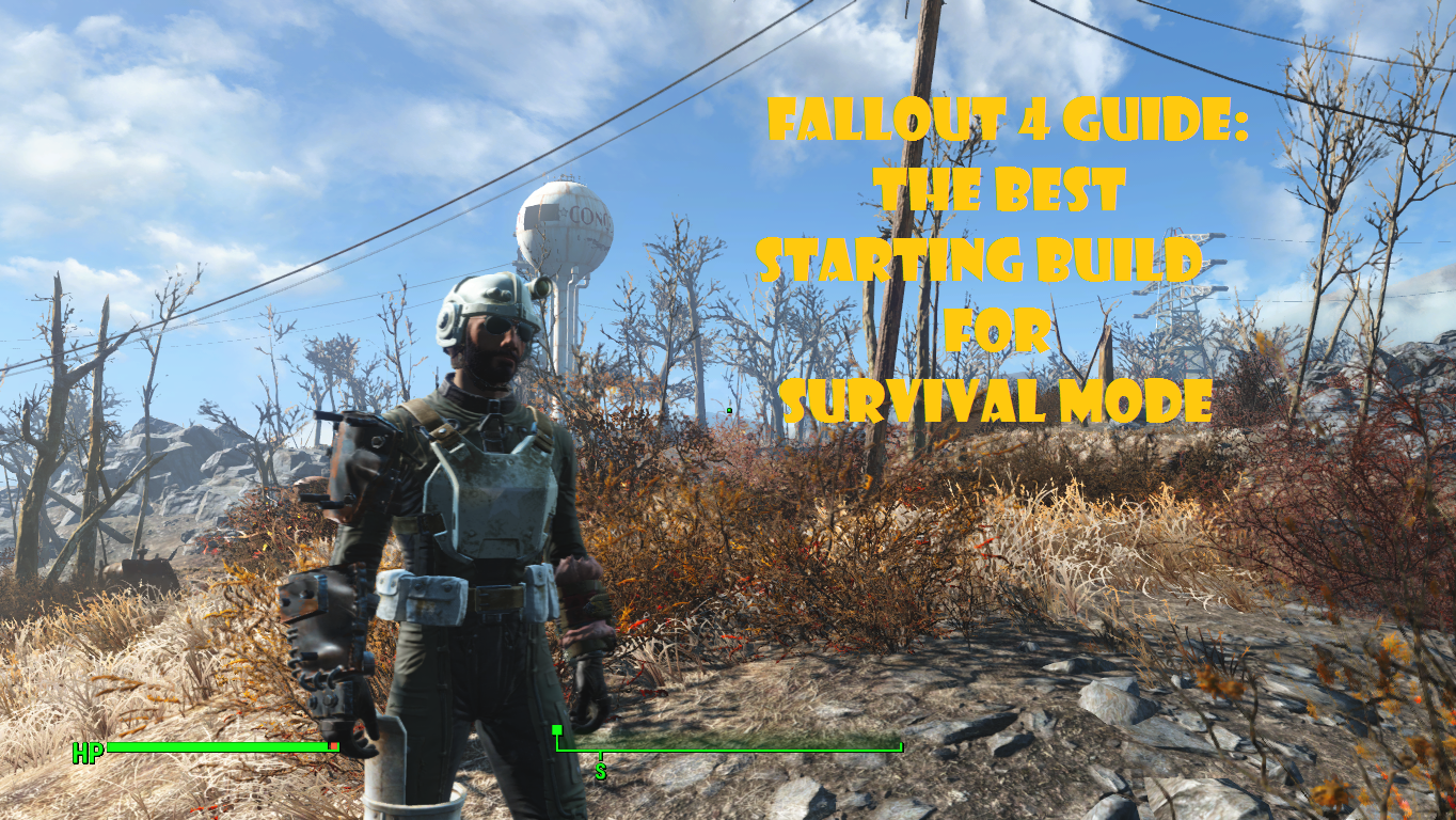 The Best Starting Build in Fallout 4 Survival Mode | Yhan Game
