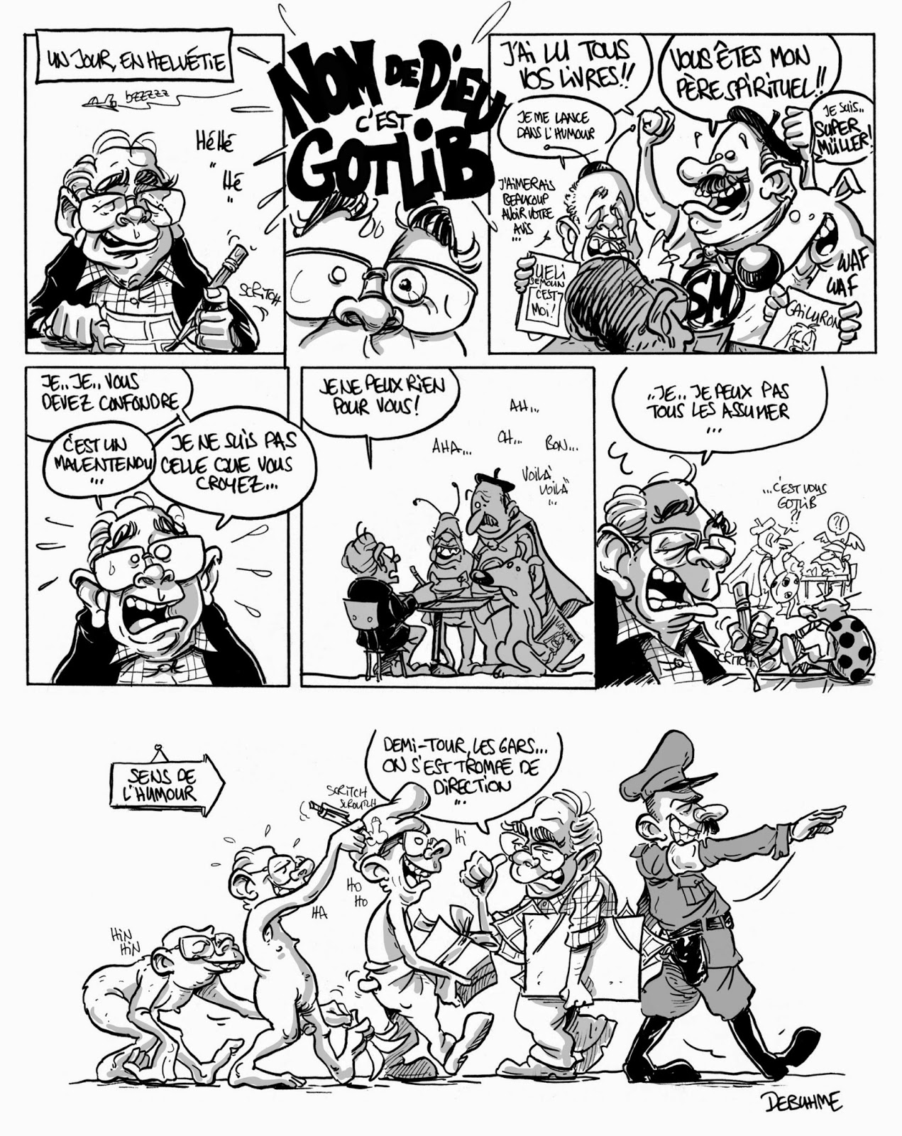 DEBUHME: Hommage à Gotlib