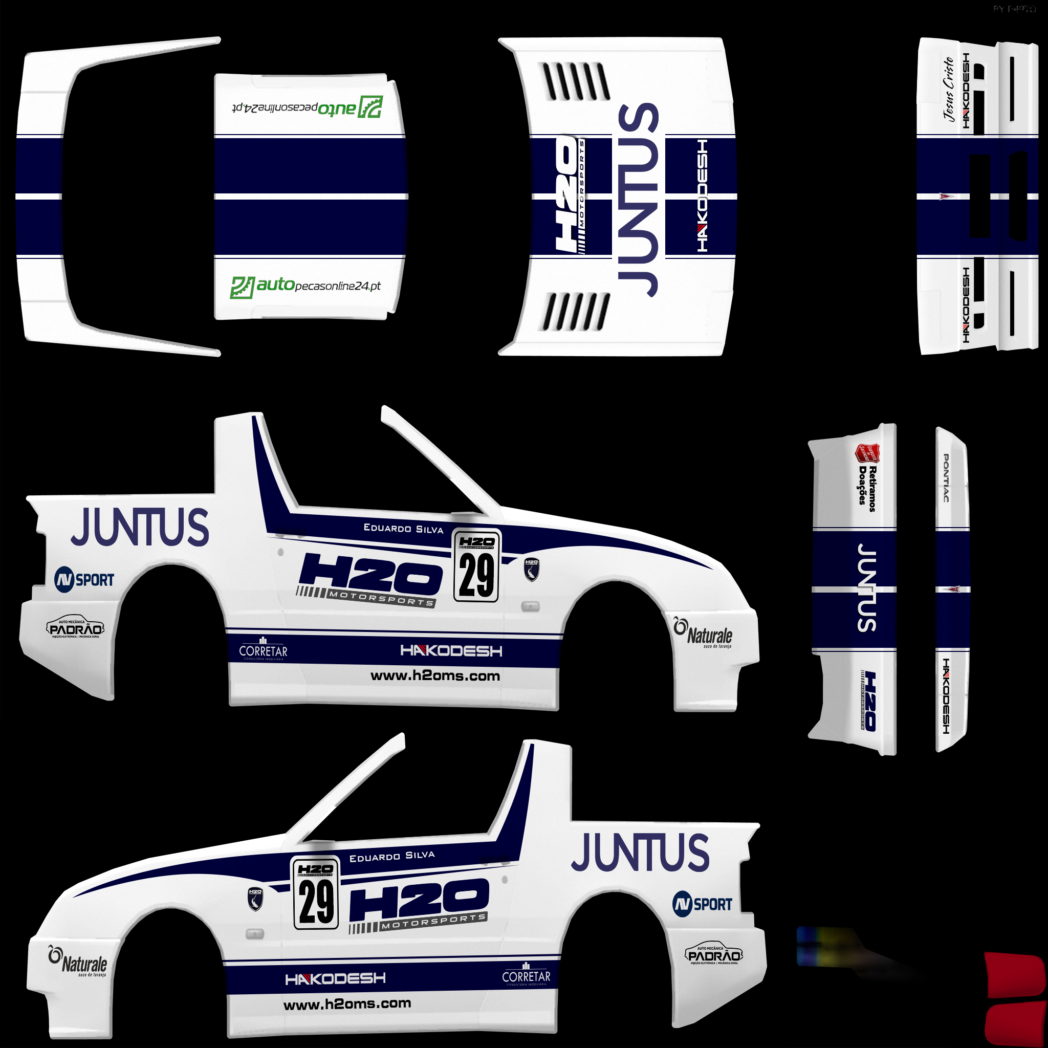 H2O | Equipe de Automobilismo Virtual: SKINS PARA LIVE FOR SPEED