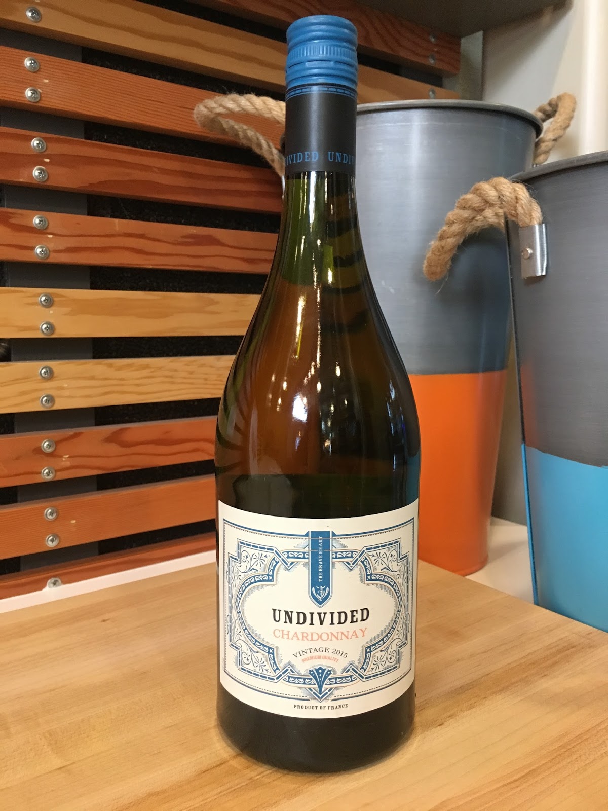 Wine and Opine: Undivided Chardonnay (2015) Wine Review