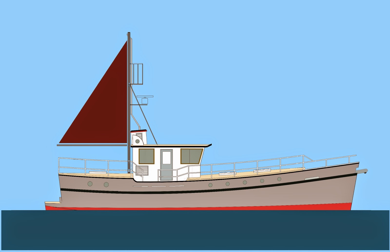 Building Koloa (Kama Hele): Aft Mast Design