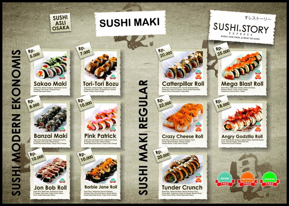 Kuliner Jogja @ Sushi Story Express