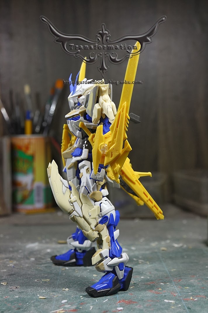 Custom Build: MG 1/100 Gundam Astray Blue Frame Third - (Resin Conversion)