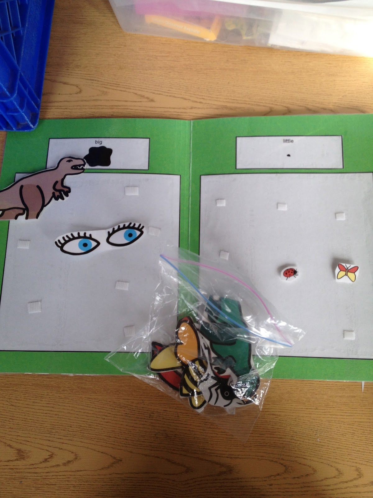 Autism Tank: Work Task Tuesday- Sorting by shape and size