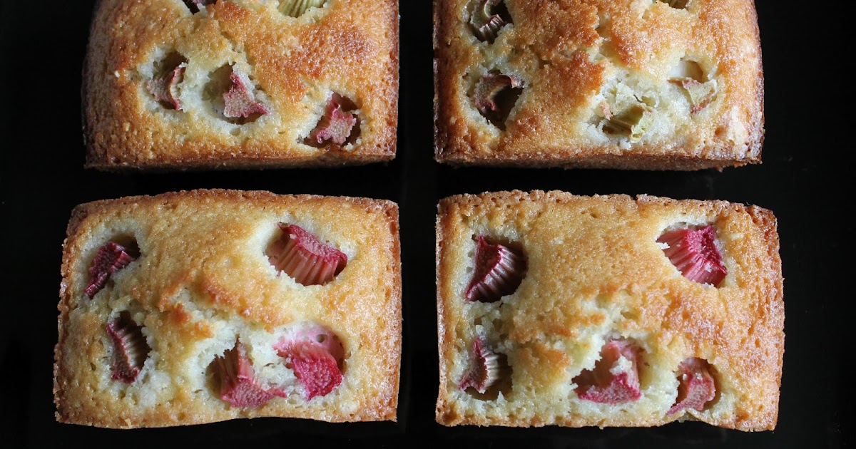 JibberJabberUK: Rhubarb, Lemon & Ginger Friands