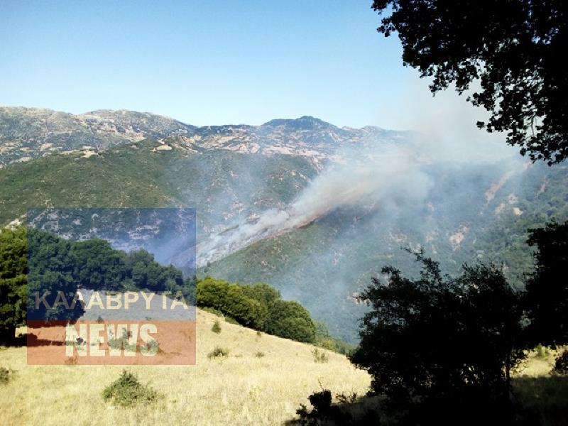 ΕΚΤΑΚΤΟ: ΠΥΡΚΑΓΙΑ ΣΤΟΝ Μ. ΠΟΝΤΙΑ ΚΑΛΑΒΡΥΤΩΝ - ΚΑΛΑΒΡΥΤΑ - NEWS