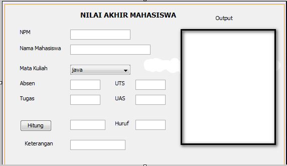 Contoh Aplikasi Java Netbeans Menghitung Nilai Akhir Mahasiswa - JAVA ...