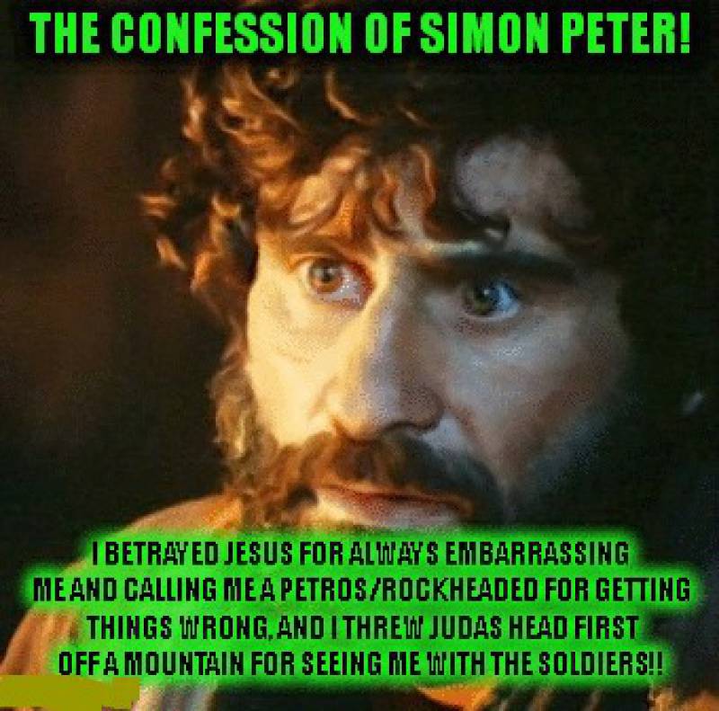 The Immaculate DECEPTION?” The Virgin Birth Lie!!: PART III. PETER THE ...