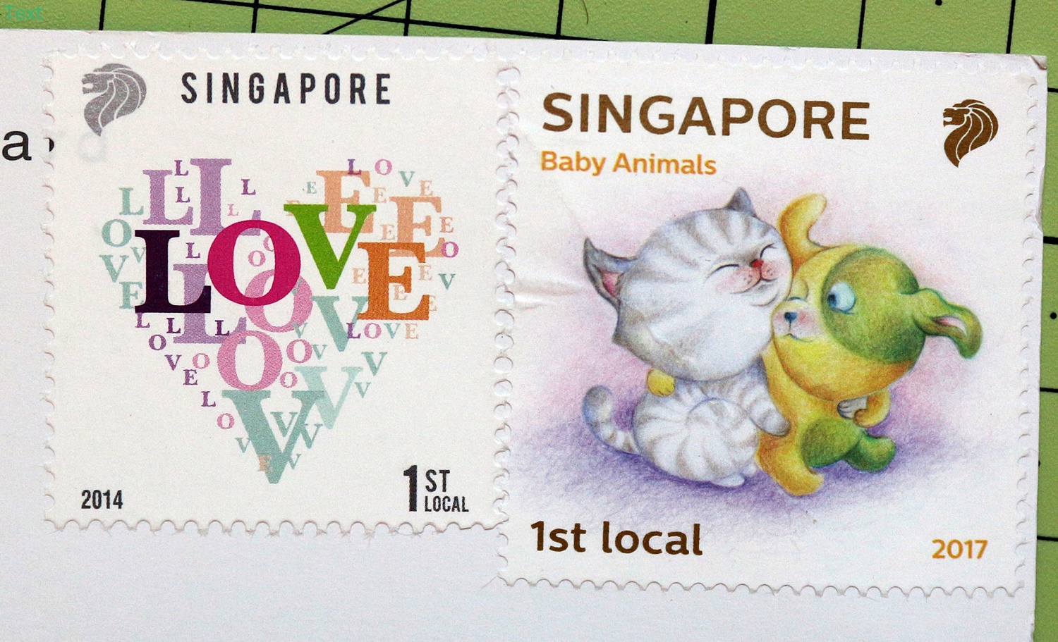 Mail Adventures: Hearts on Stamps