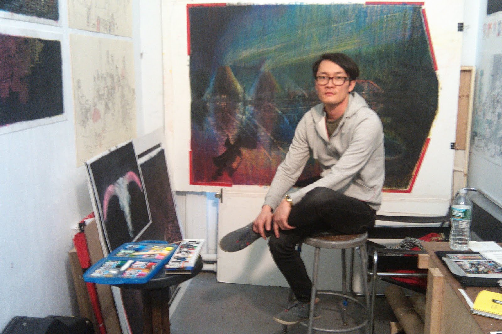 Studio Shots: Ian Healy, Guno Park and Elena Rodz - New York Academy of Art