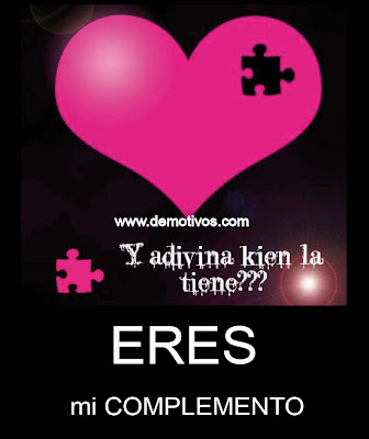 Desmotivaciones de Amor: Solo me faltas TU... eres MI COMPLEMENTO