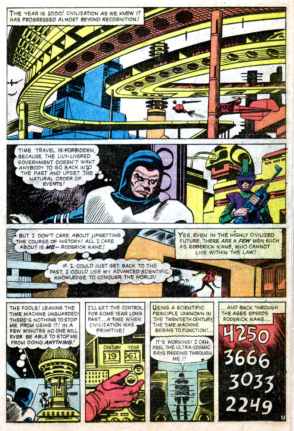 Four-Color Shadows: The Man Who Shrunk the World-Jack Kirby/DickAyers-1961