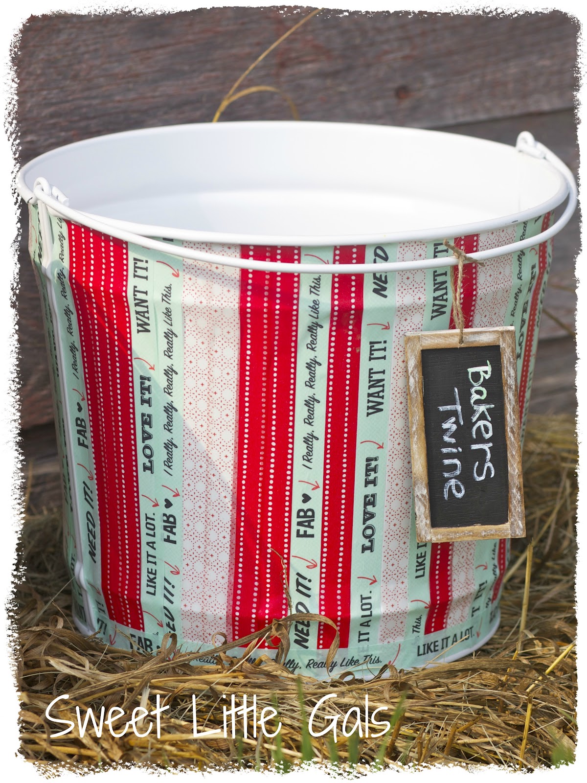 Sweet Little Gals: Washi Taped Buckets