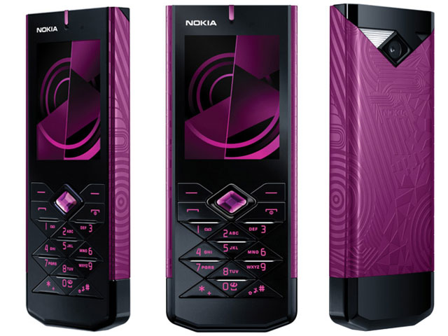 Mobile Phone: Nokia Phone's Purple Picture