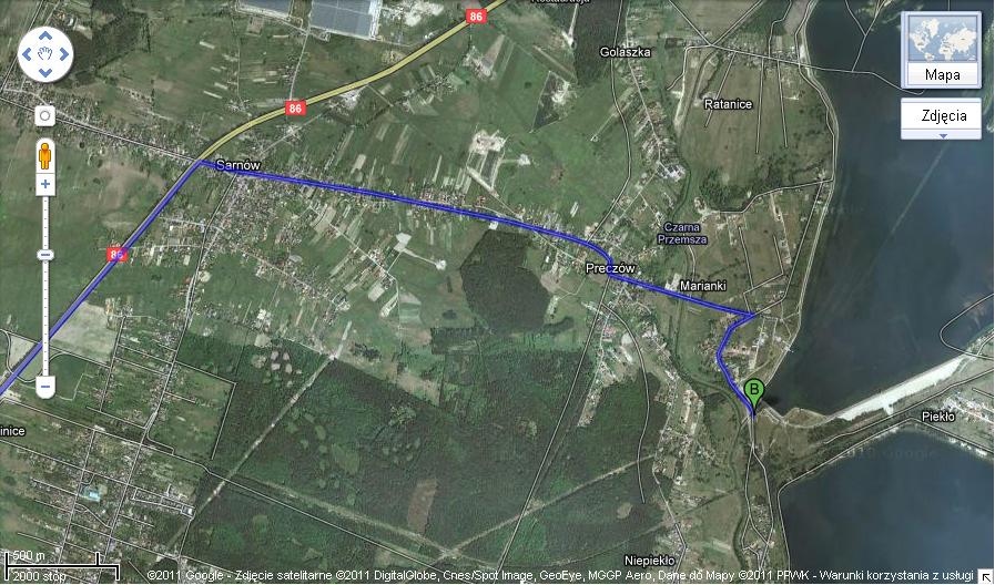 Jak dojechać do jeziora Pogoria IV - Moje Pogorie