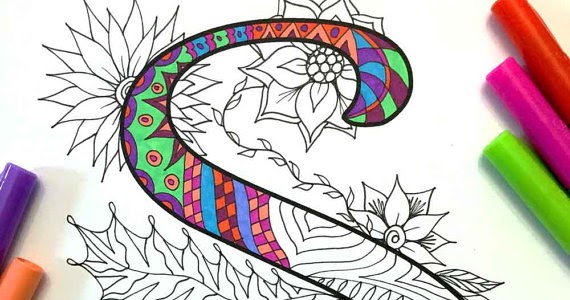 PRIMARY: 5th grade: Arts: HANDWRITING ZENTANGLE & BLOCK LETTERS