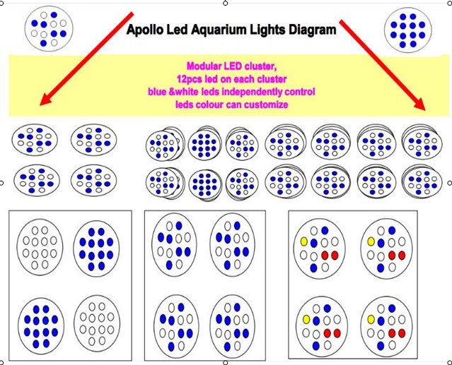 Apollo Series LED Aquarium lights for coral reef and fish tank: Apollo ...