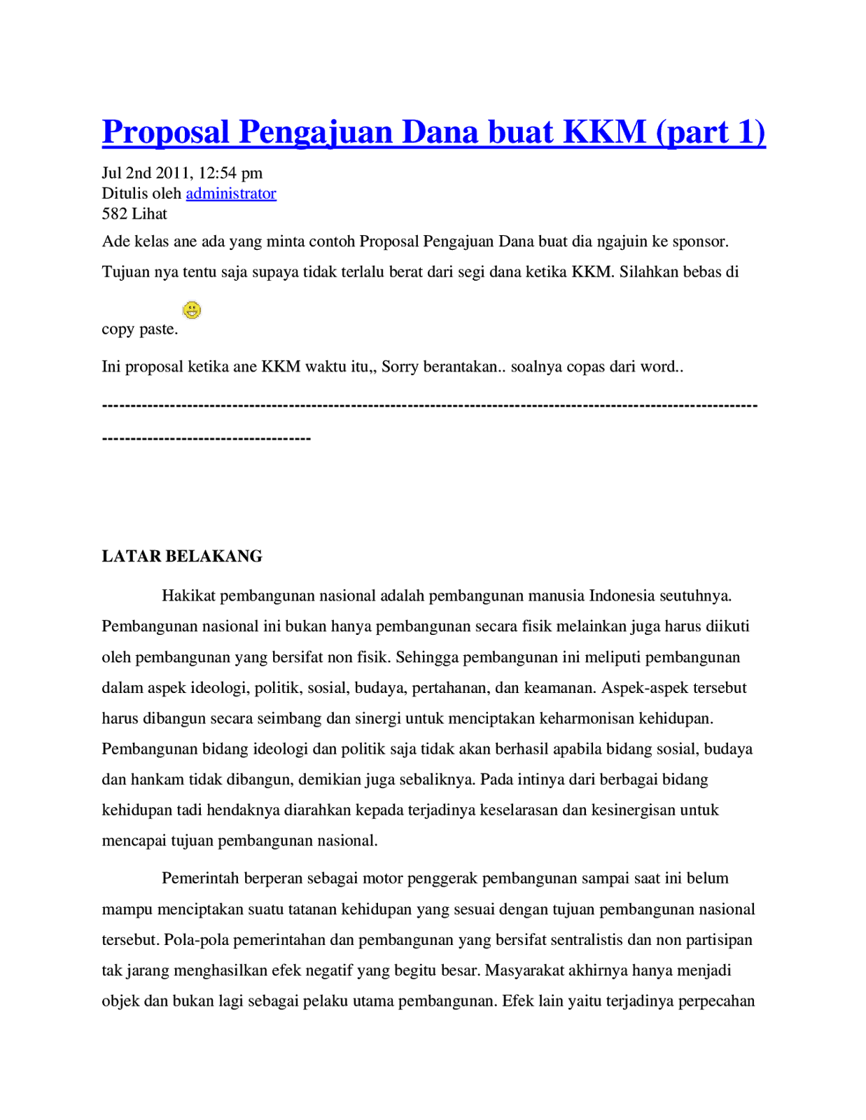 proposal permohonan dana - wood scribd indo