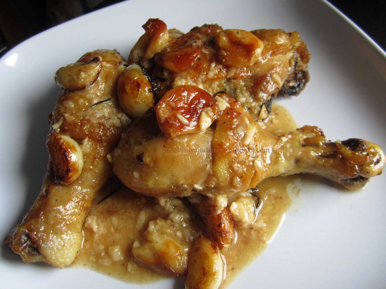 Inato lang Filipino Cuisine and More: CHICKEN WITH FORTY CLOVES OF GARLIC