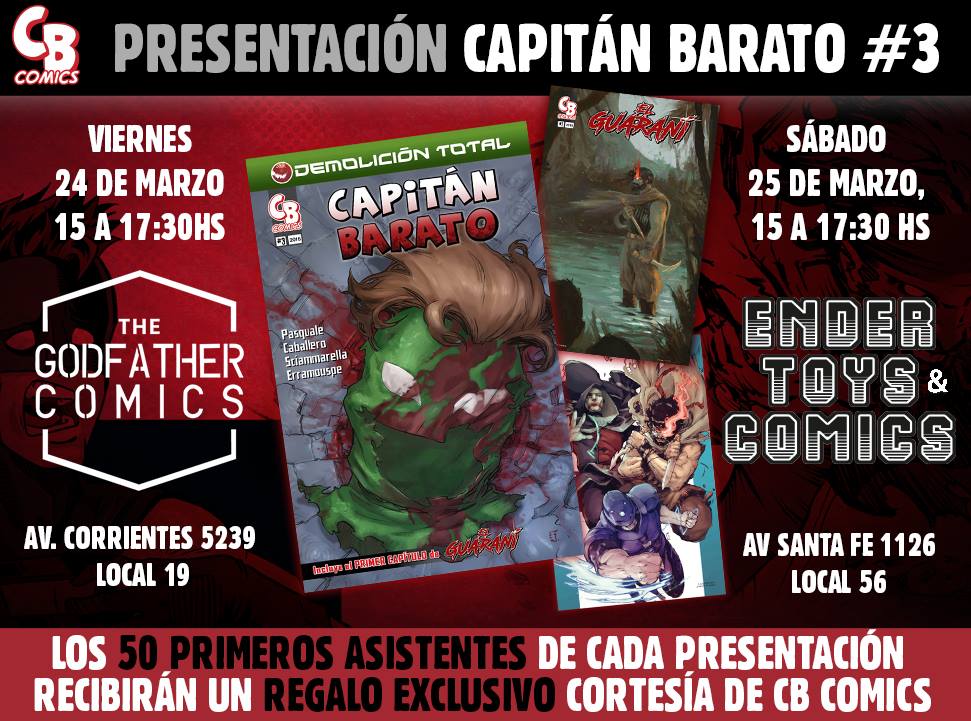 CAPITAN BARATO PRESENTA: Capitán Barato #3 y El Guaraní #1 | CORRIENTES ...
