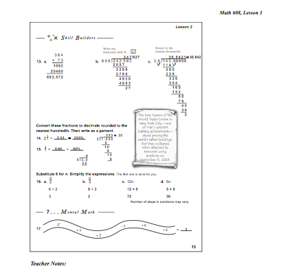 The Homeschool Chalkboard: Review: Christian Light Math