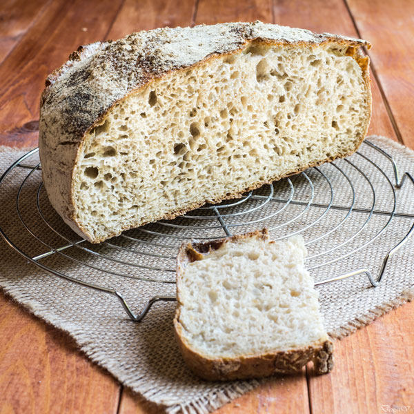 Double-fed sweet levain bread | Hungry Shots
