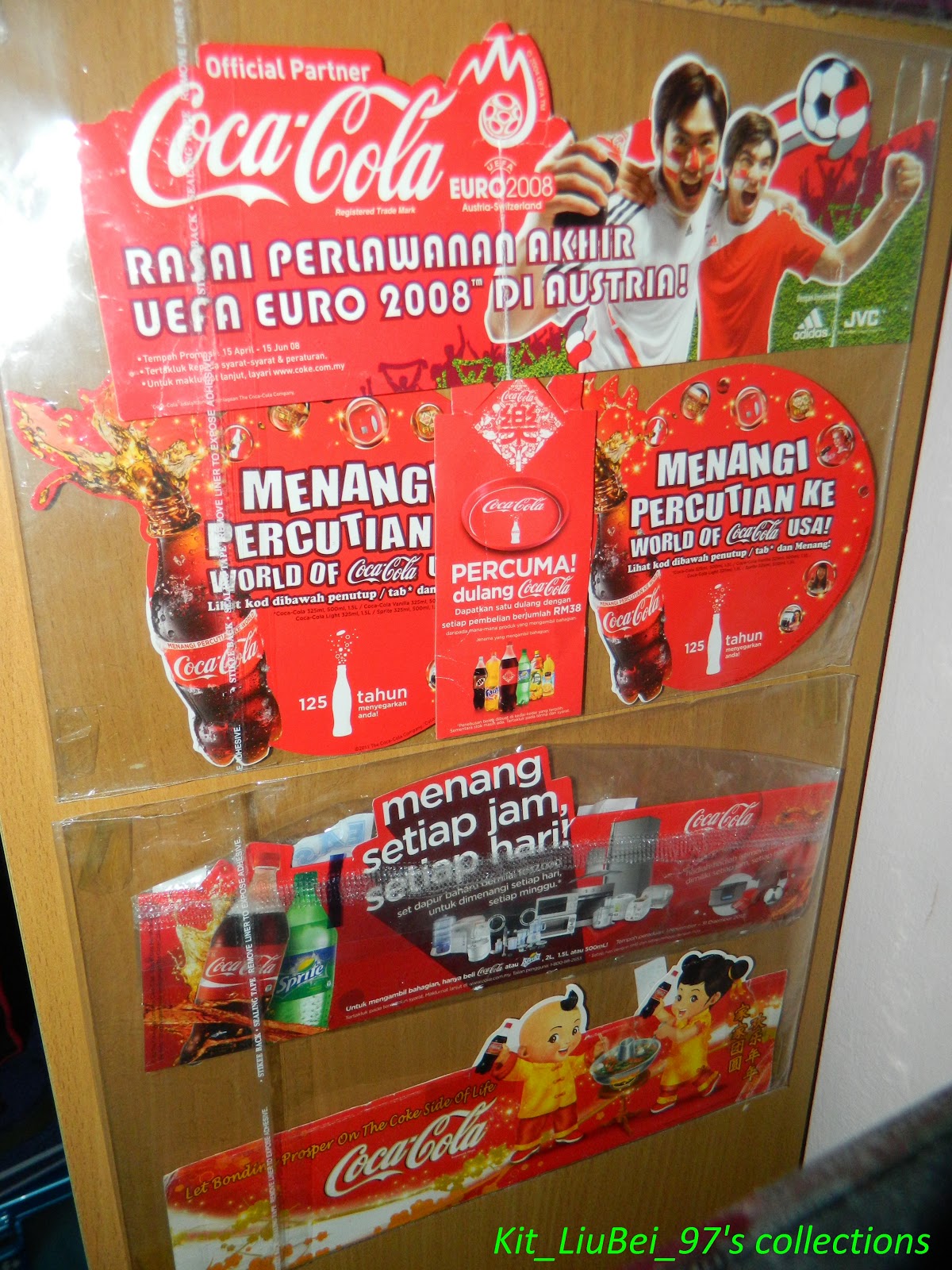 Point-Of-Sale Materials (POSM) Collection 销售点材料收藏: My Coca-Cola shelf ...