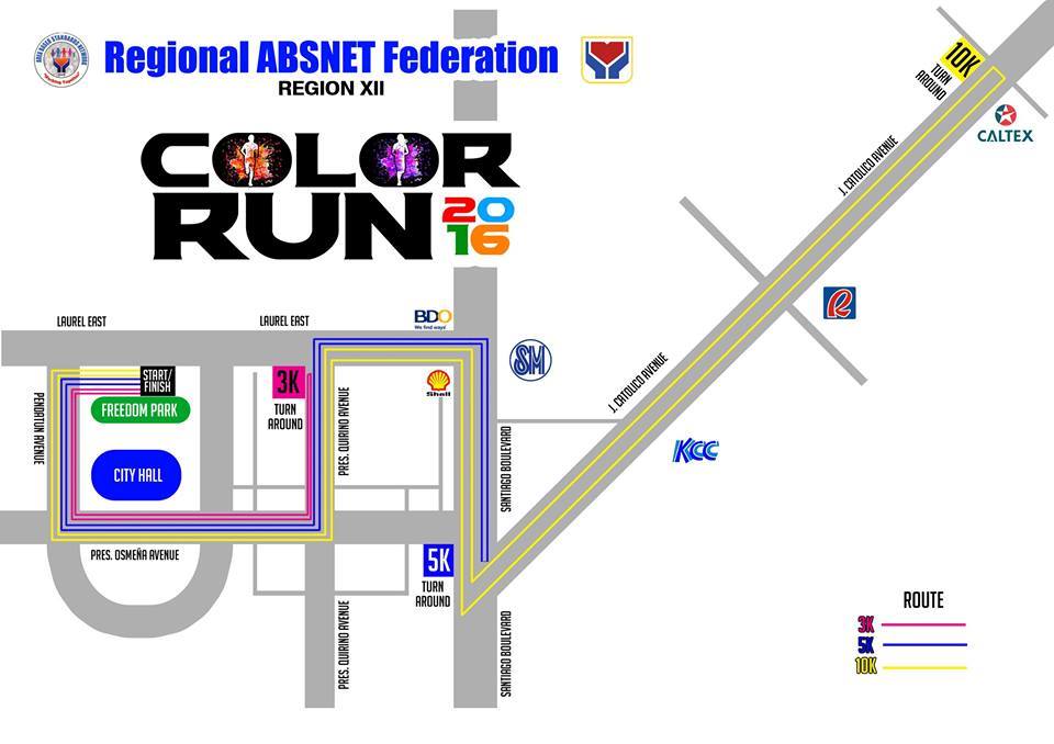 ABSNET-SARGEN will host ‘Color Run 2016’