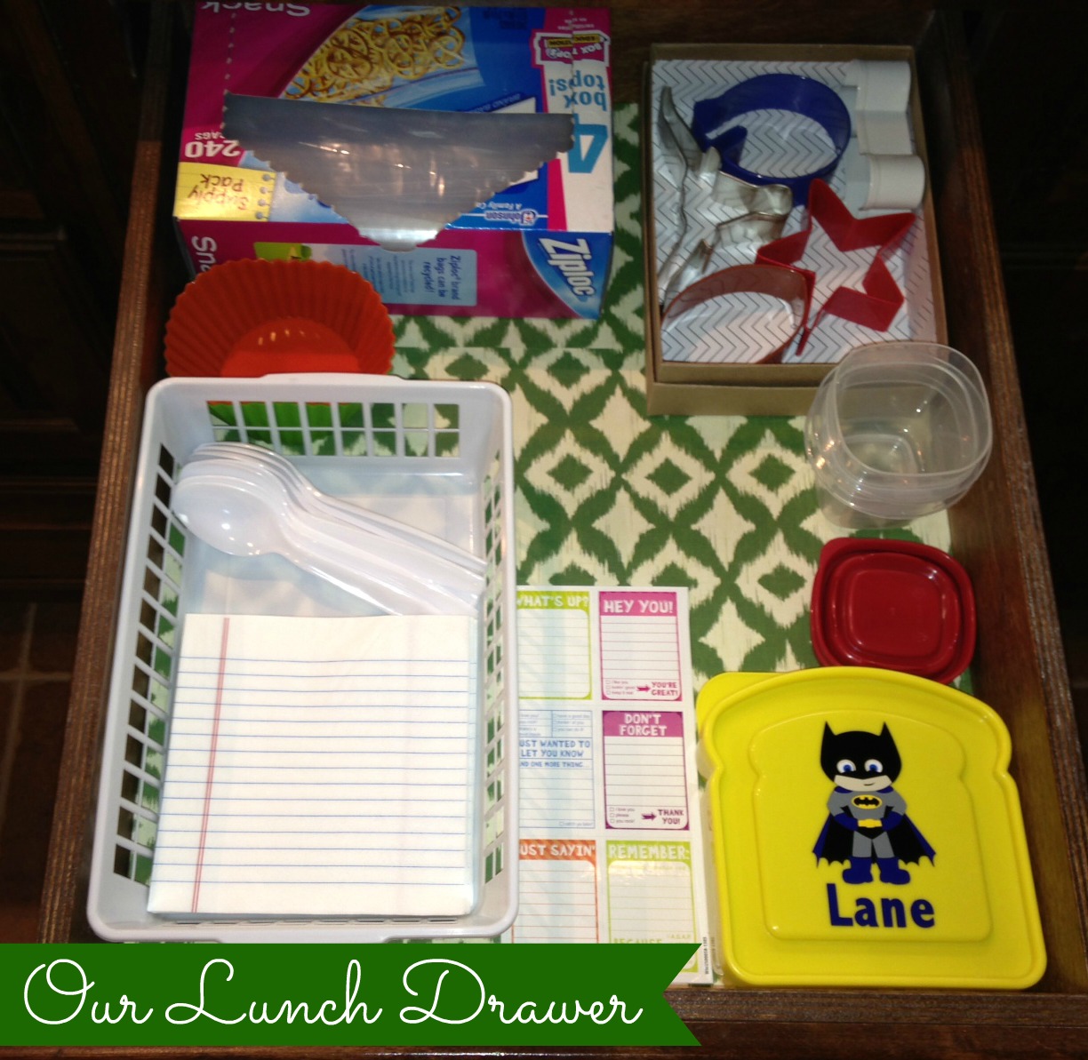 The Furr Five: Getting Organized: Lunch Drawer