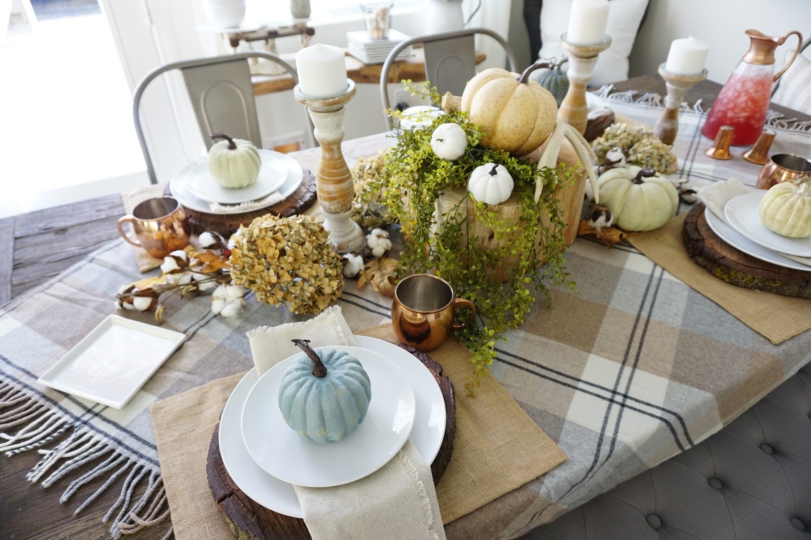 I really liked the idea of adding copper accents (it makes me think of ...