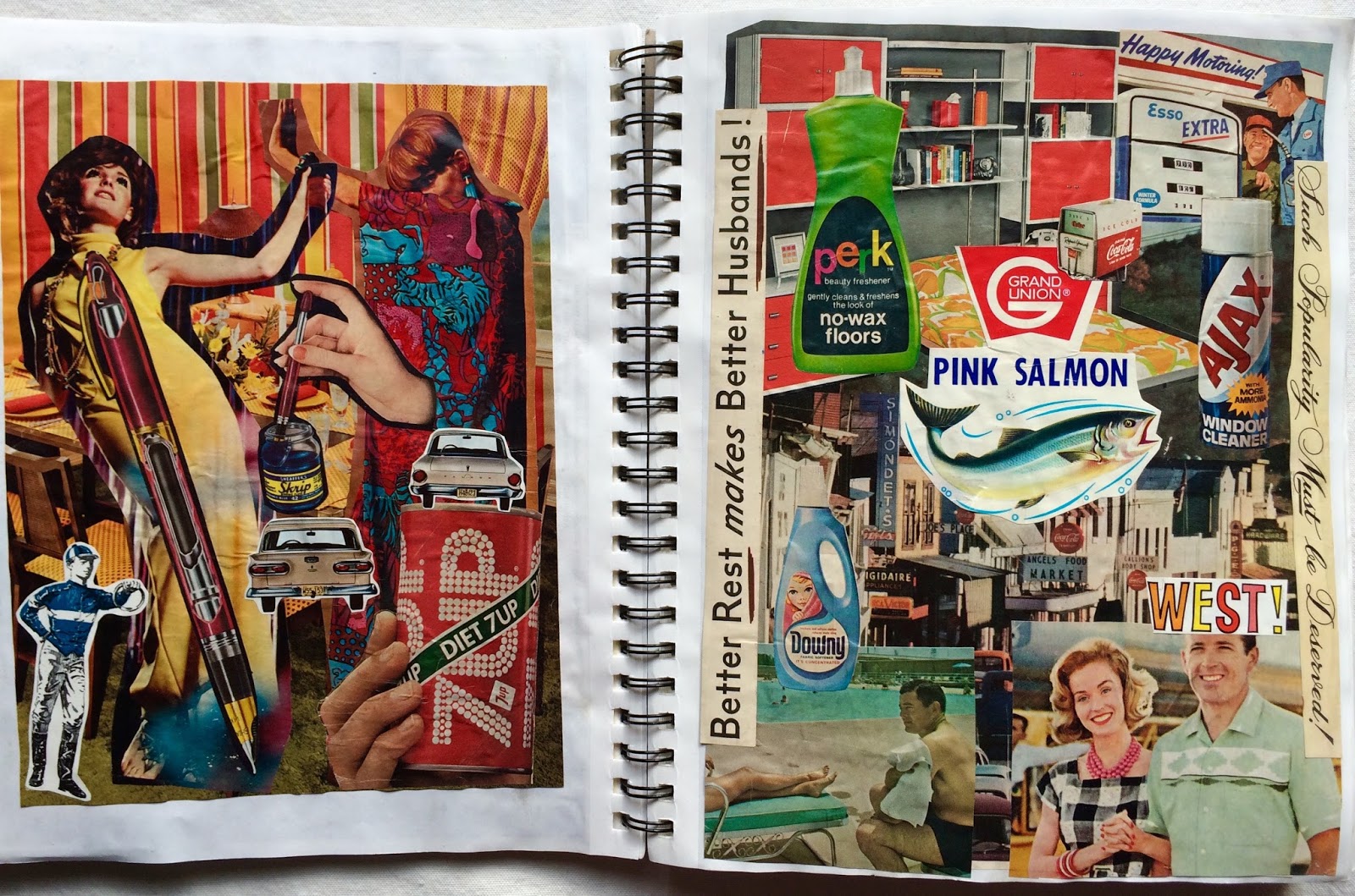 ART SKOOL DAMAGE : Christian Montone: Sketchbook Collages (2015)