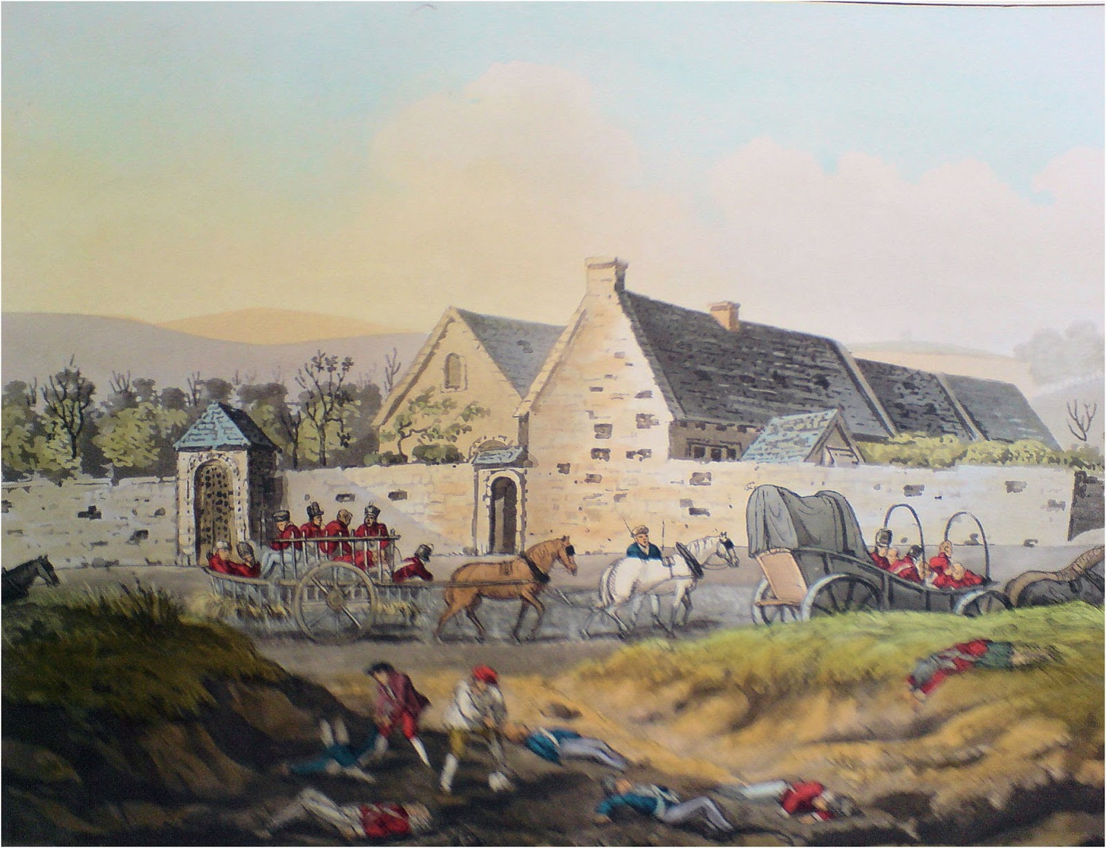 Waterloo in 20mm: La Haye Sainte