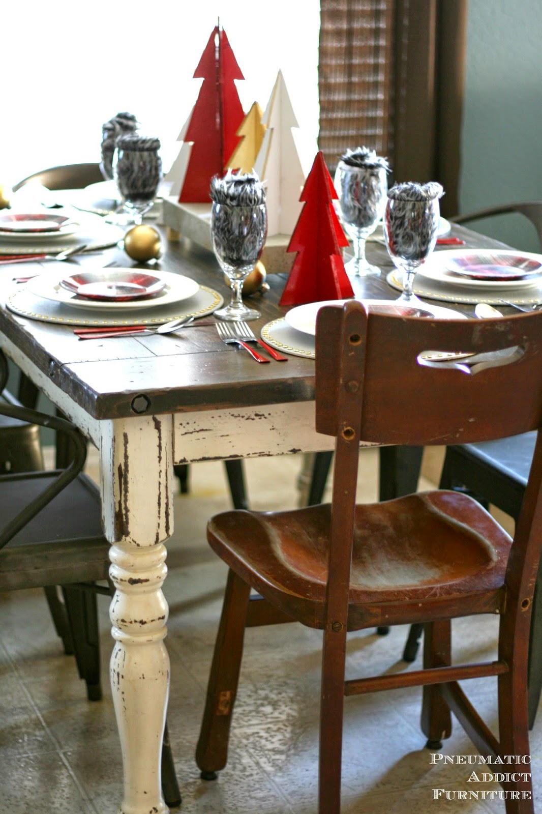 4th Day of Christmas- Modern Tablescape | Pneumatic Addict