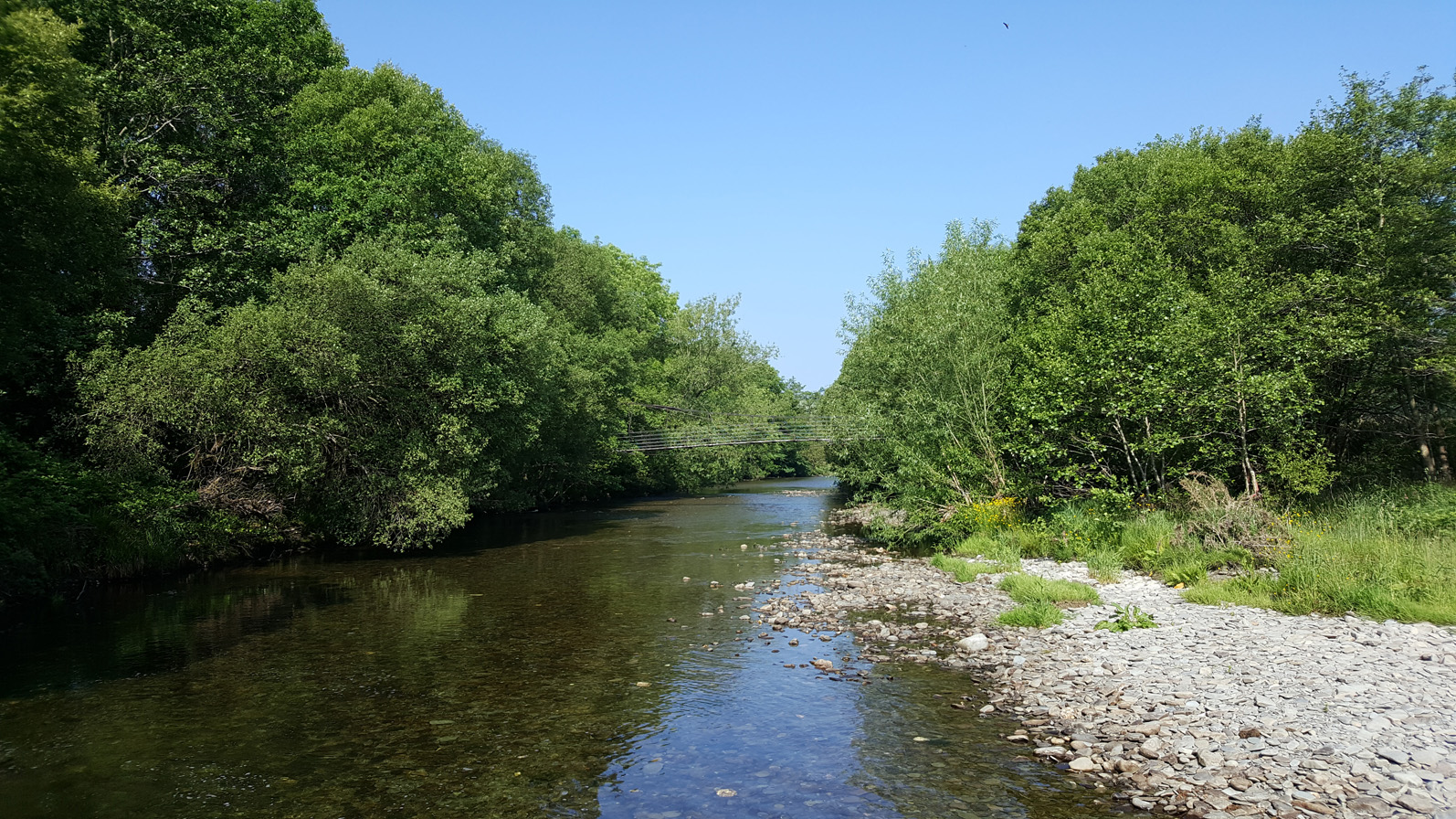 The Happy Pontist: Welsh Bridges: 6. Llanilar Suspension Bridge