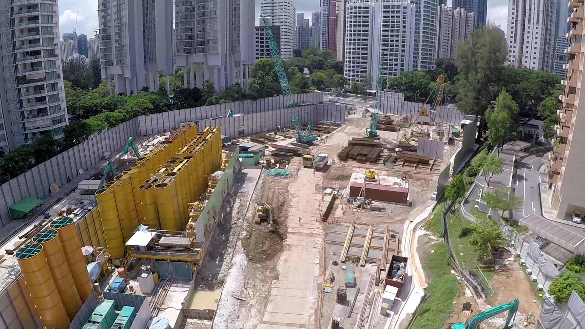 Thomson Line Construction: Great World D-walls (II)