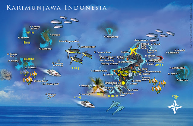 Map Karimunjawa Island | Karimunjawa Islands