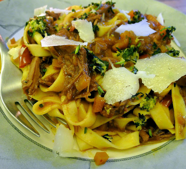 Culinary Adventures in London: Lamb Shoulder Leftovers Ragu Tagliatelle