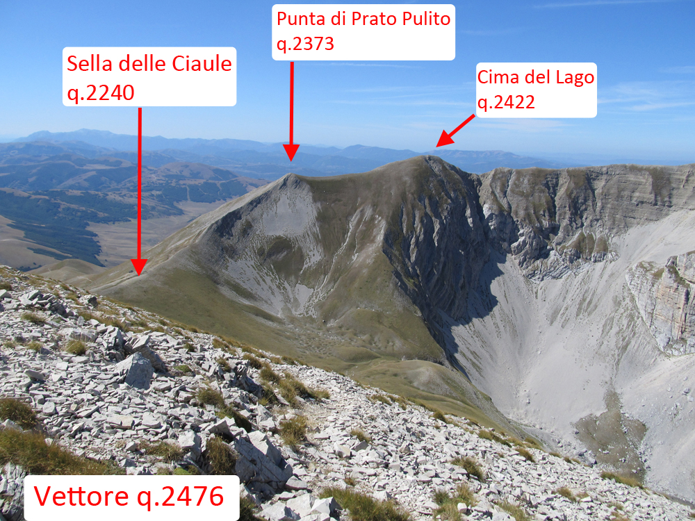 Escursionismo a 360°: Monte Vettore dal crinale nord (da Santa Maria in ...