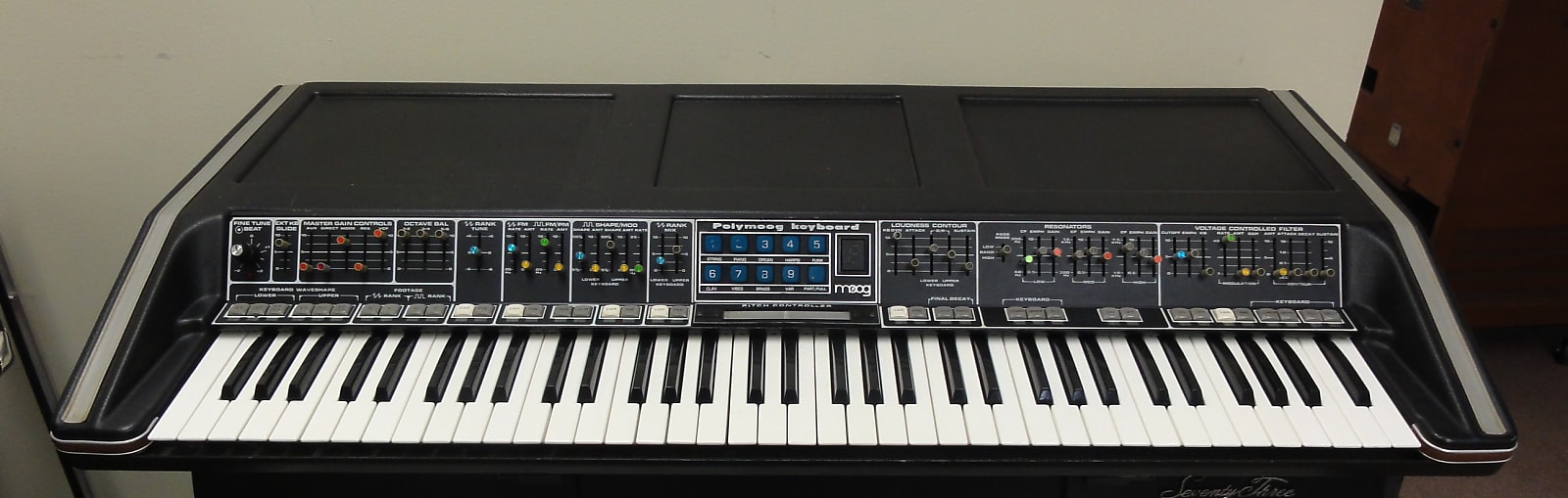 MATRIXSYNTH: Polymoog Synthesizer Professionally Restored SN 1397