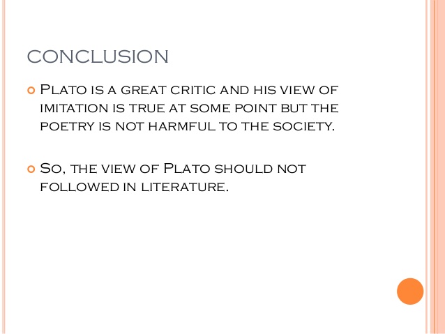 English Literature : Aristotle's theory of imitation