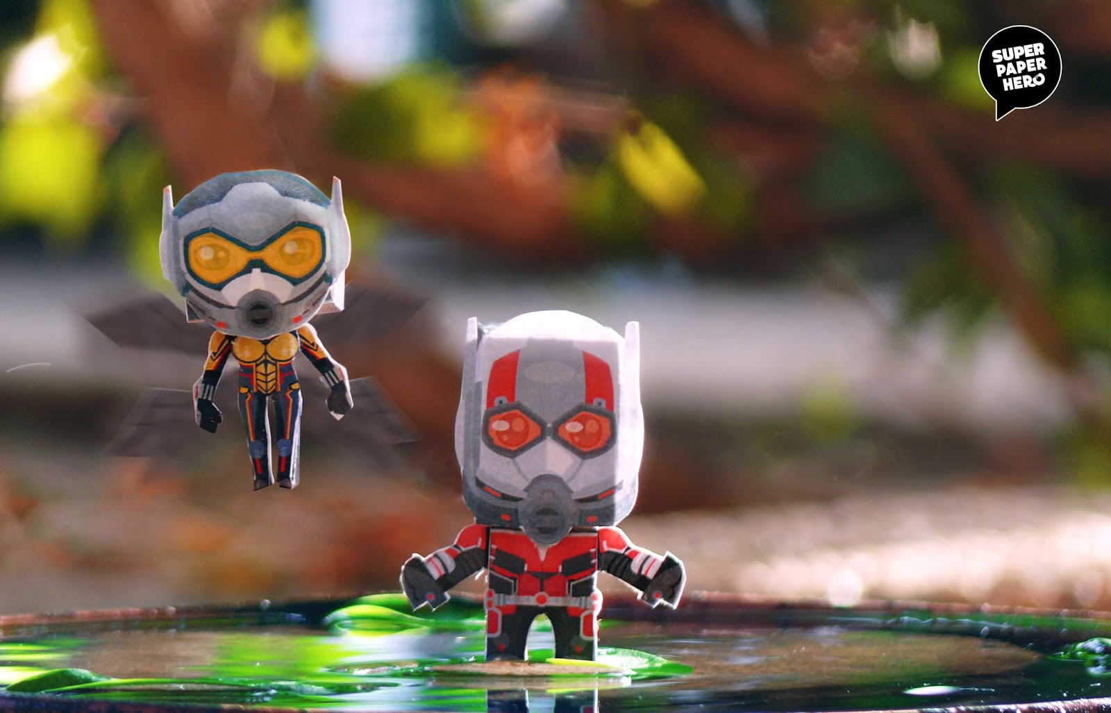 Super Paper-Hero: Ant-Man and the Wasp papertoy