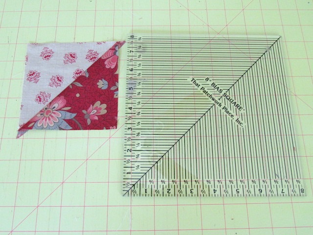 Sew Many Ways...: Half Square Triangle Tutorial...